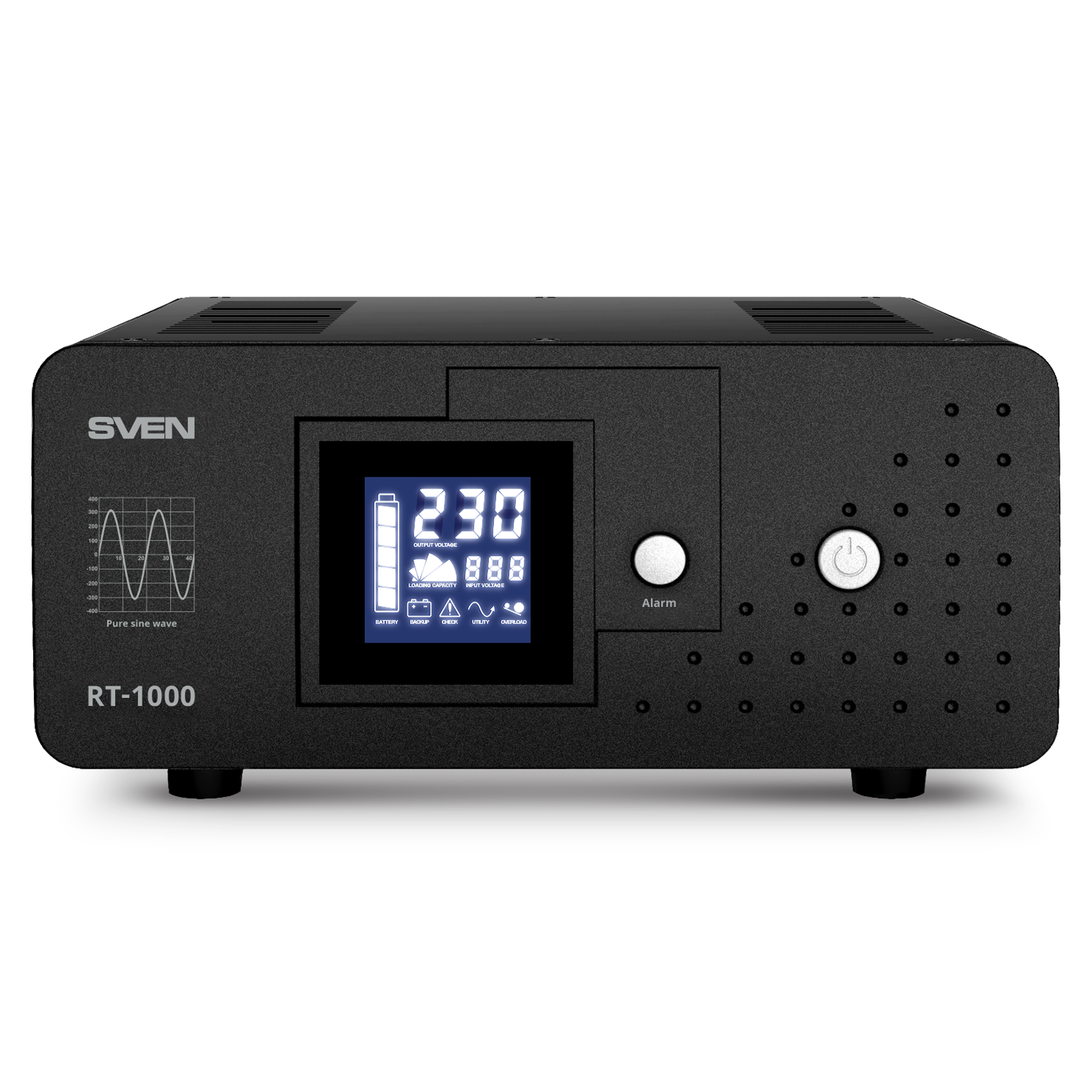 ИБП SVEN RT-1000, 600Вт, линейно-интерактивный, для использования с внешними батареями