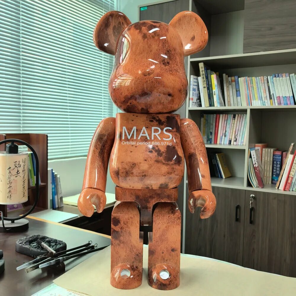 Игрушечная Статуя Медведя Bearbrick 70cm-Марс