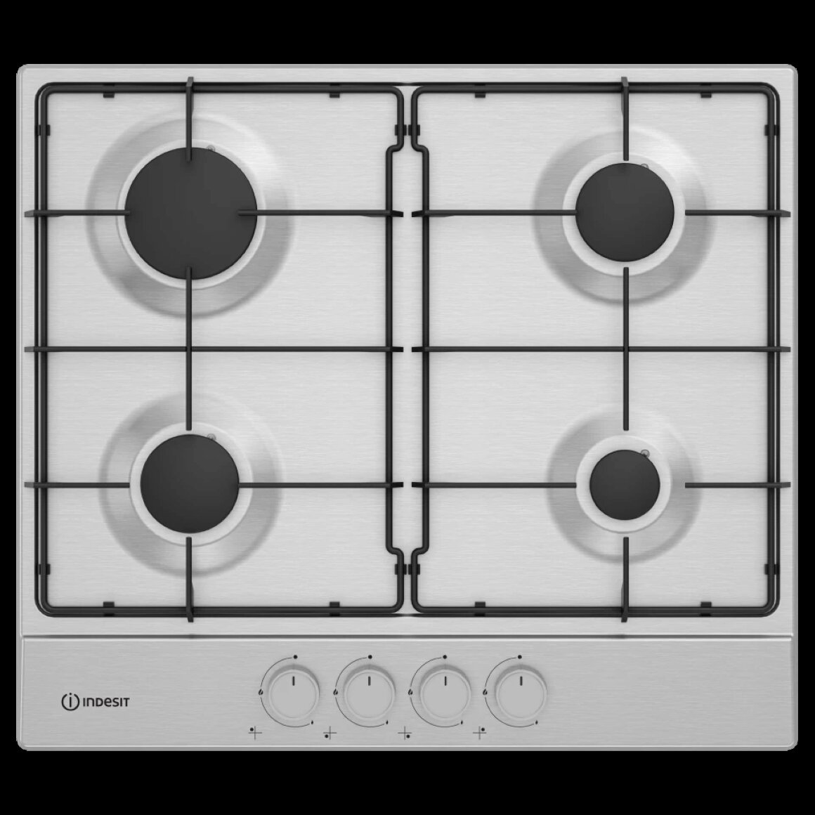 Газовая варочная панель Indesit THPM 641 IX/I, нержавеющая сталь