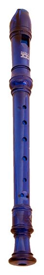Блок-флейта прозрачная цветная, Dadi DR-CR