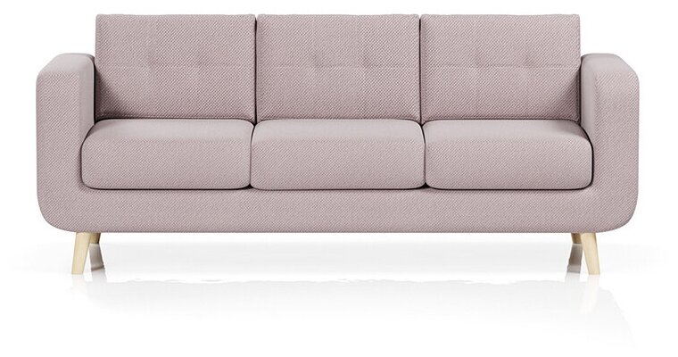 Диван прямой 4Home Франко, 180х78х80 см, диван нераскладной, маленький компактный, ППУ, высокие ножки, на кухню, в офис