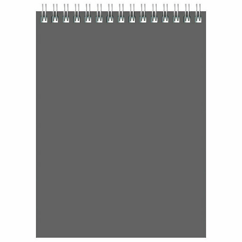 Блокнот А6 60л. на гребне BG "Для конференций", серый, 325179