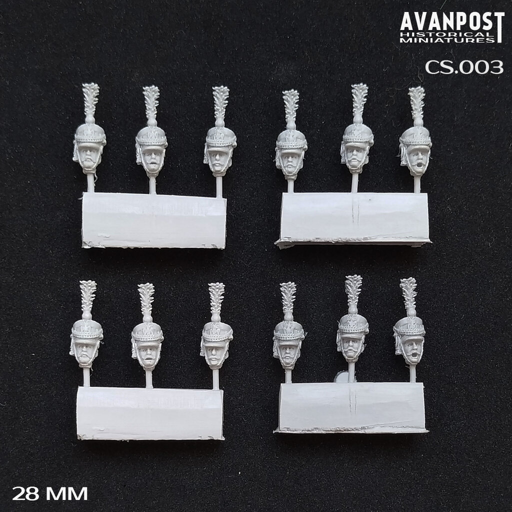 CS.003АП Головы французской пехоты, набор 02