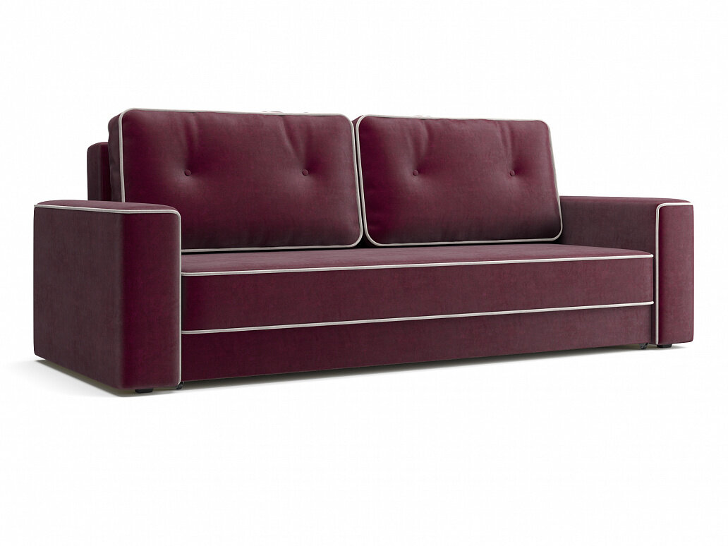Artum Диван прямой Астон Бордовый