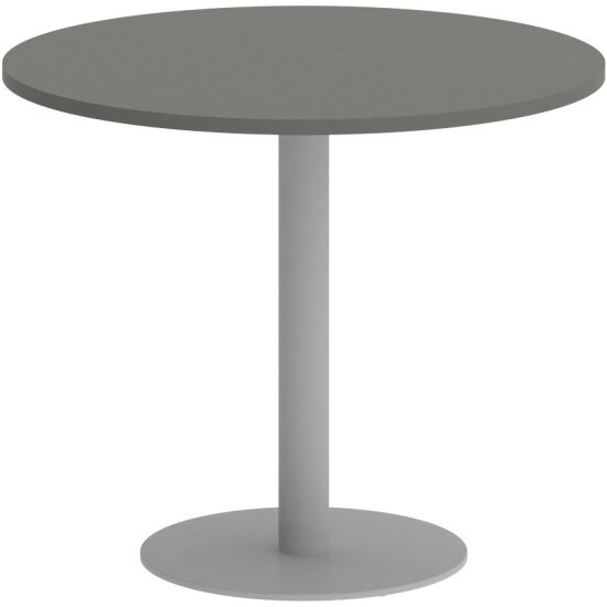 Стол Riva Home Office круглый VR. SP-5-90.1 Металлик/Серый металл 900*900*750