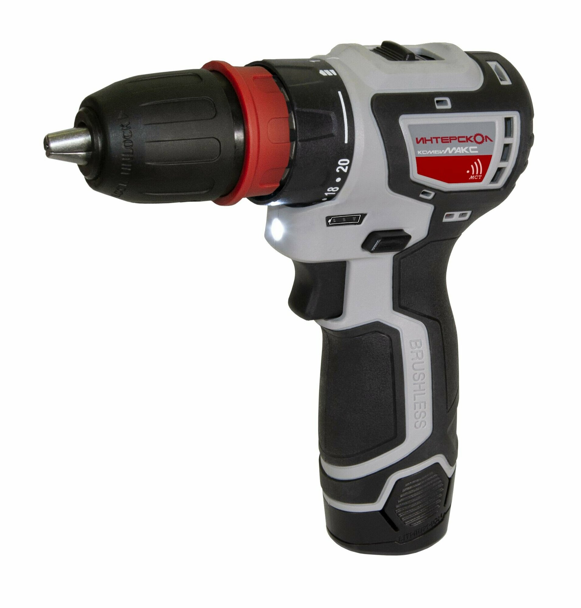 Дрель-шуруповерт Интерскол ДА-10/12В (687.2.2.78)