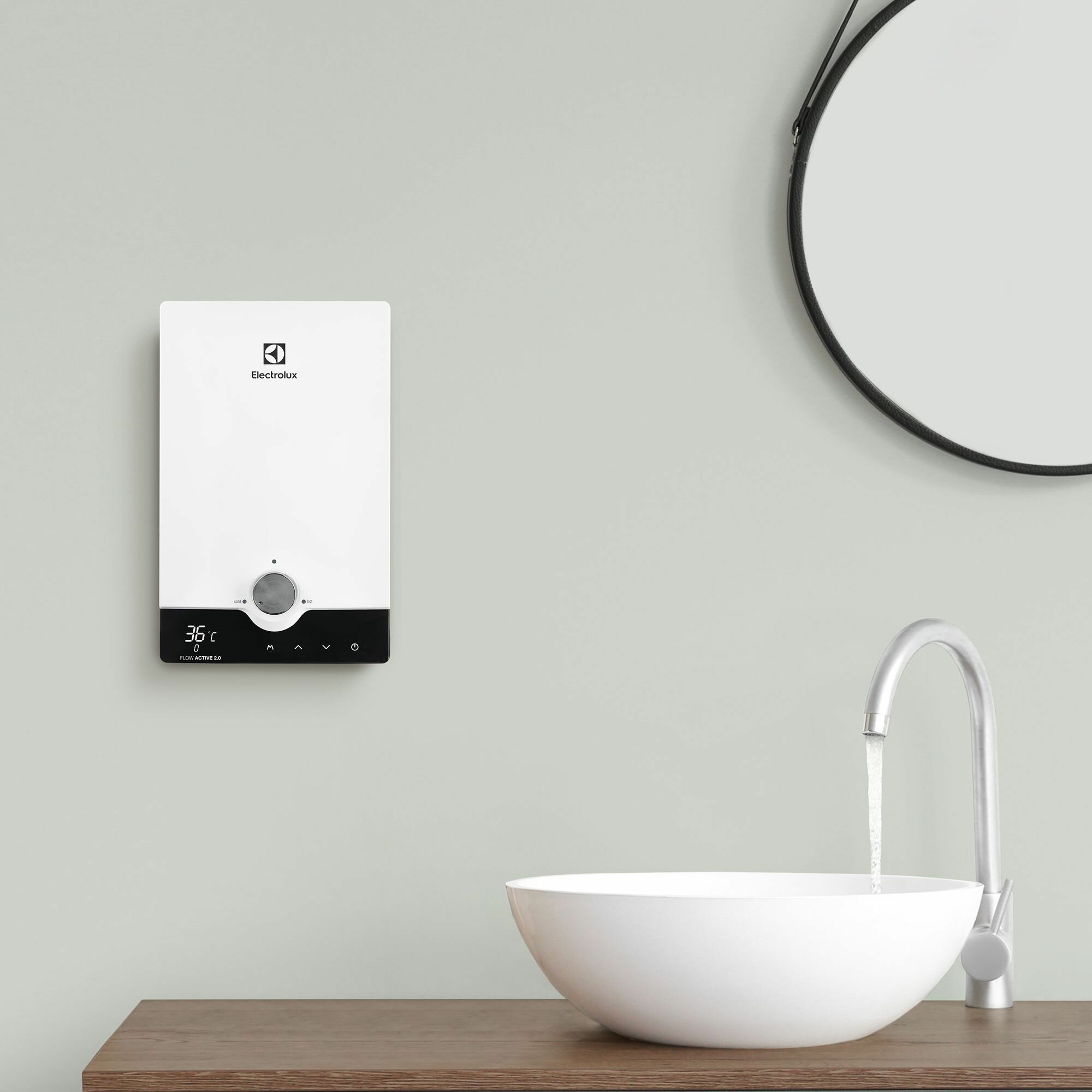 Водонагреватель проточный Electrolux NPX 8 Flow Active 2.0, настенная установка