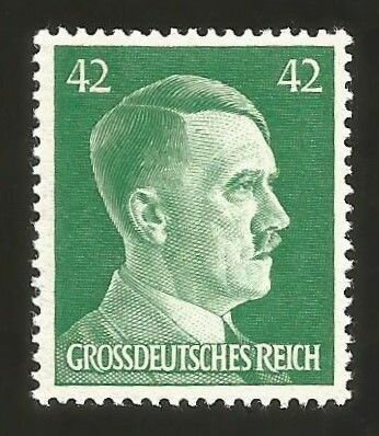 Почтовая марка Великогерманский 3-й Рейх ном. 42 рейхспфеннигов. 1944 г.