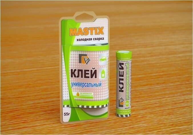 Клей Mastix универсальный 55гр, туба (холодная сварка), арт. МС-0107