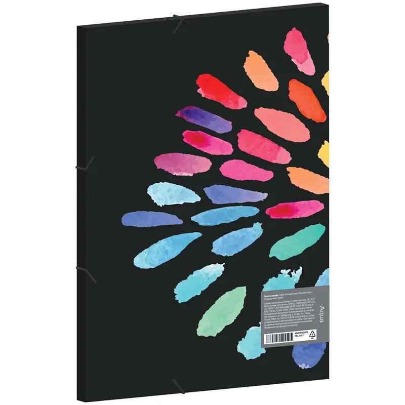 Папка на резинке Berlingo "Aqua" А4, 600мкм, с рисунком, пластиковая