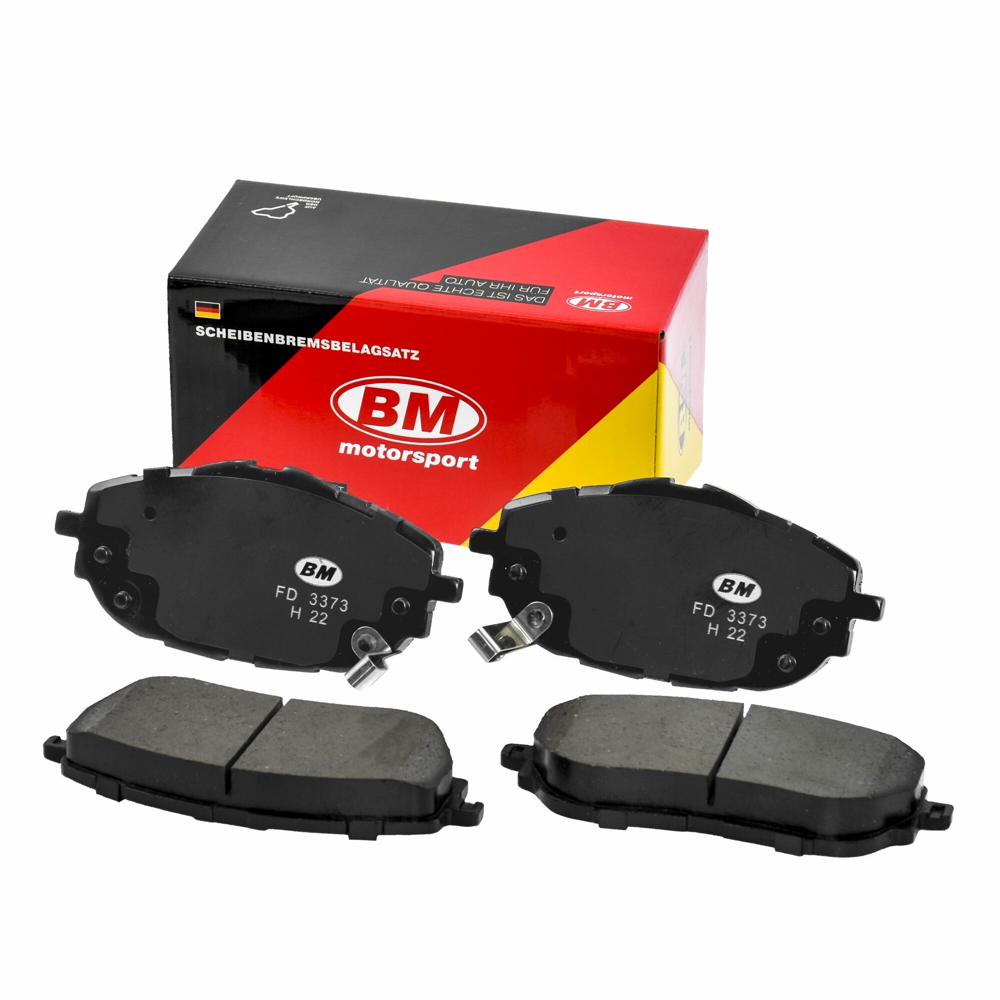 Bm колодки тормозные передние fd3373