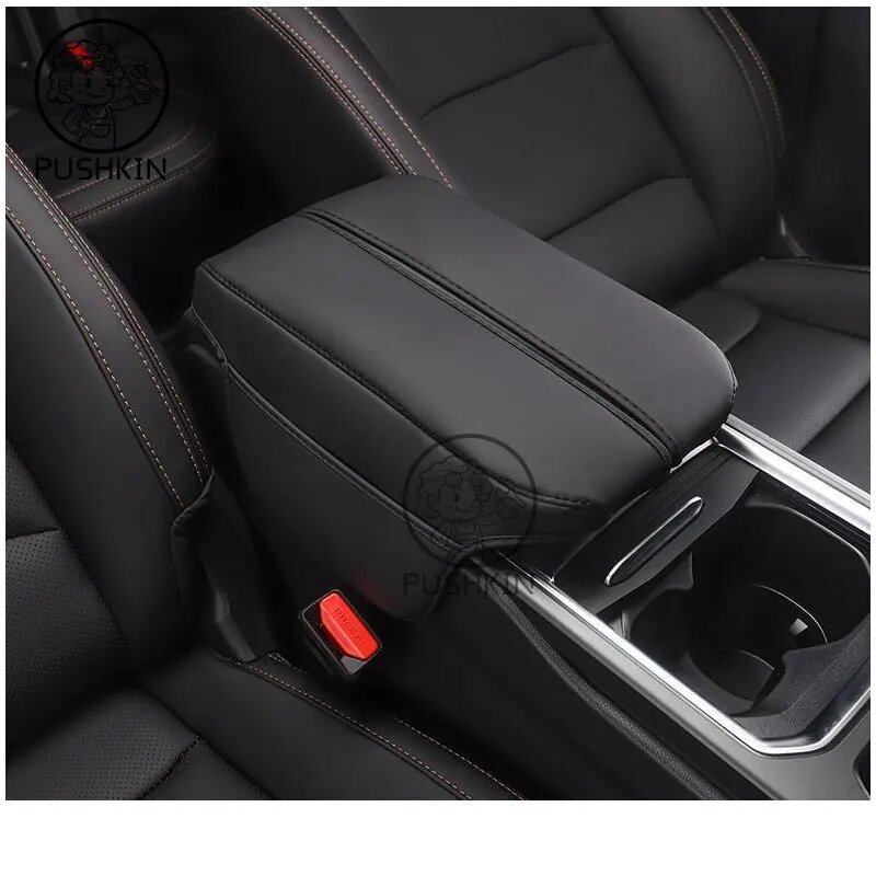 Центральный подлокотник для Geely Okavango L 2023 2024, кожаный защитный чехол, аксессуары для интерьера автомобиля black