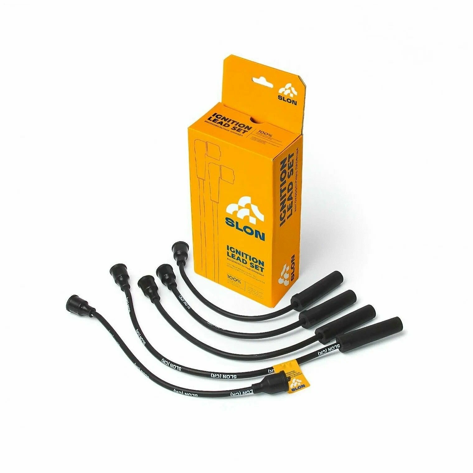 Комплект высоковольтных проводов SLON (402.3707244-01) УАЗ, РАФ, ераз, ГАЗ типа Волга, Газель