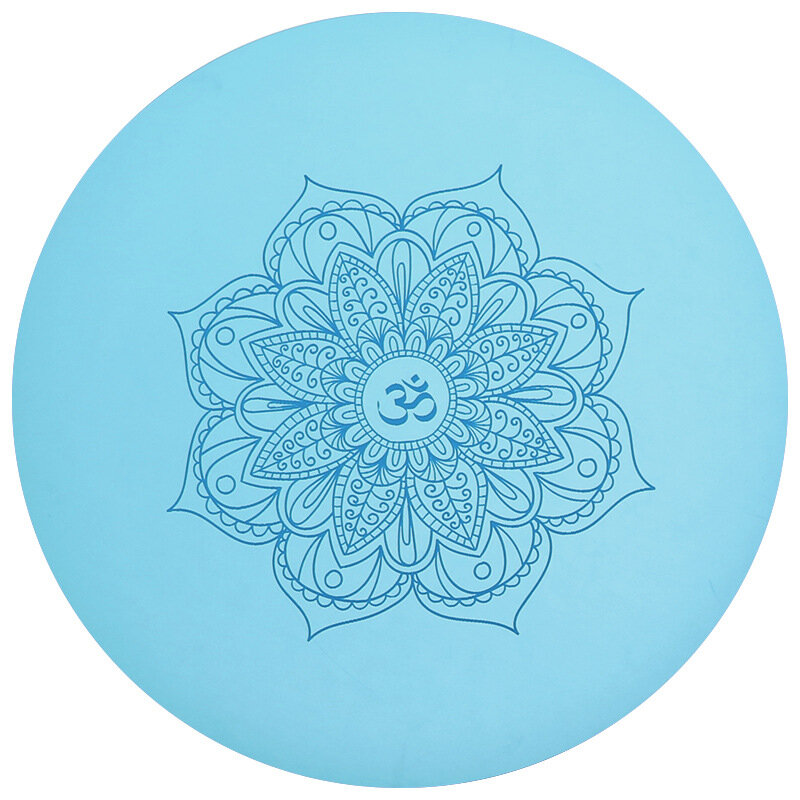 Скакалка Nagudi для йоги, медитации, фитнеса, резиновая, нескользящая, бесшумная, утолщенная, расширенная, круглая, коврик для медитации и йоги