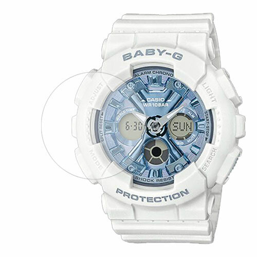 Скрин Мобайл защитный экран для часов Casio BA-130-7A2 из гидрогелевая плёнка прозрачная