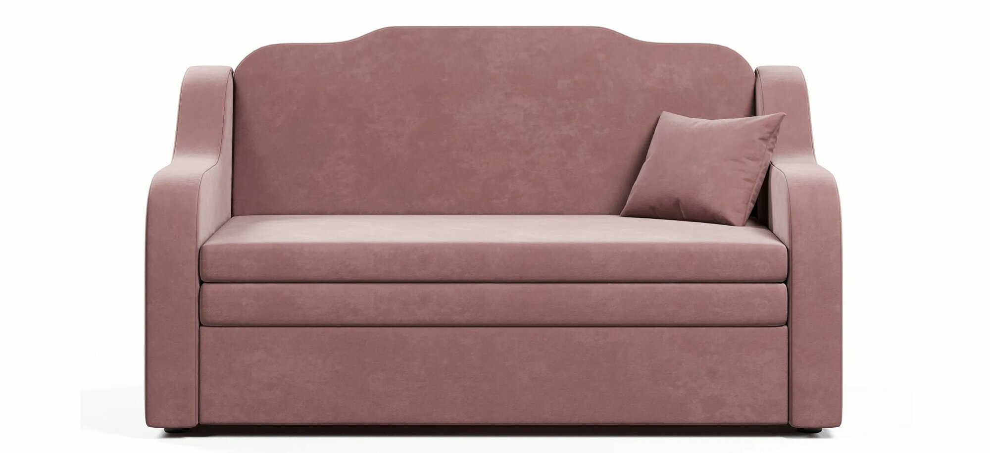 Диван-кровать Джонни 2, 130х80х90 см, механизм Выкатной, диван раскладной маленький, с ящиком для белья