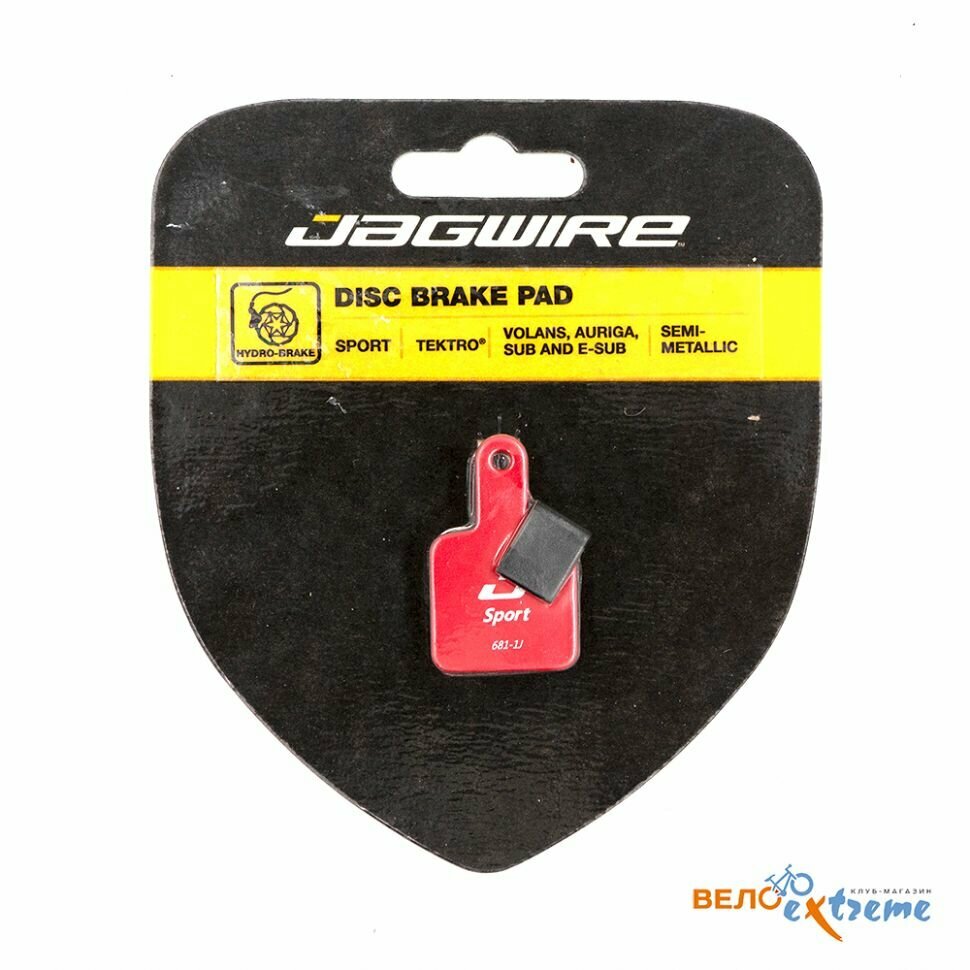 JAGWIRE DCA089 Колодки "Sport" к диск. торм. Tektro