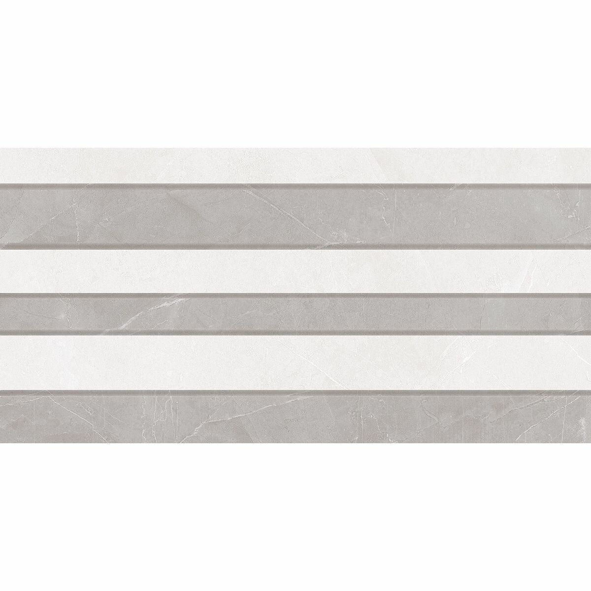 Настенная плитка Керлайф (Kerlife) Pulpis White Rel. Grey 31,5х63 см (925954) (1.59 м2)