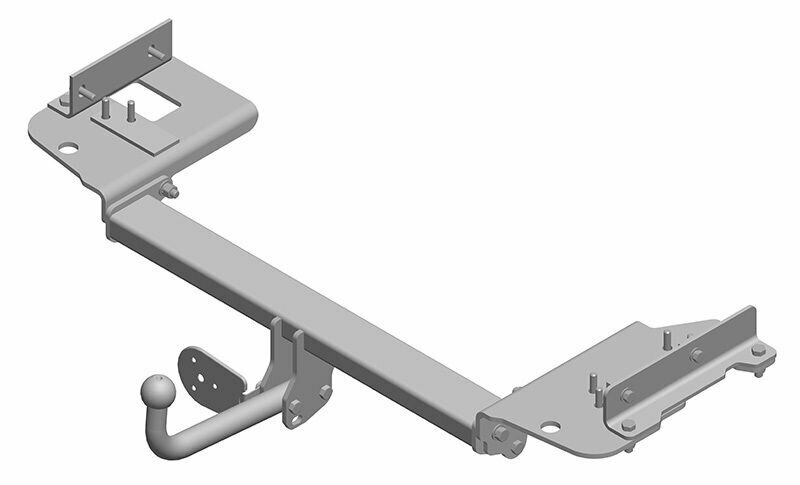 Фаркоп на KIA SPORTAGE (2004-07.2010) (без электрики, паспорт/сертификат в комплекте) Автос. KI 16