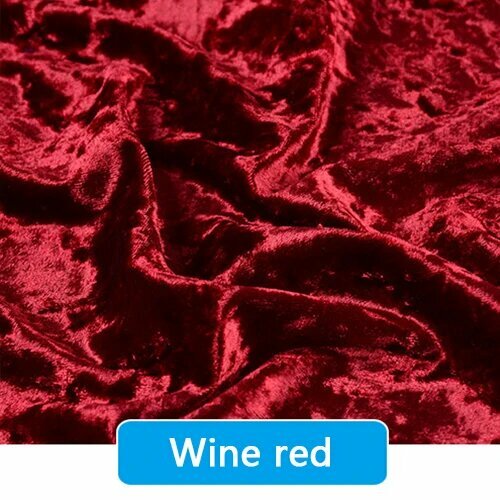 Эластичная золотая бархатная ткань Ocelot Красный, 50cmX50cm, jxbf004