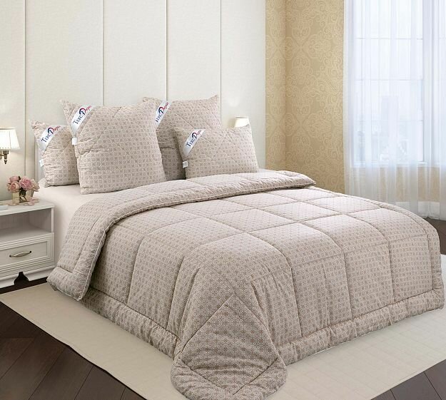 Одеяло Япония компаньон лен-хлопок/перкаль 300гр 140х205см Текс-дизайн