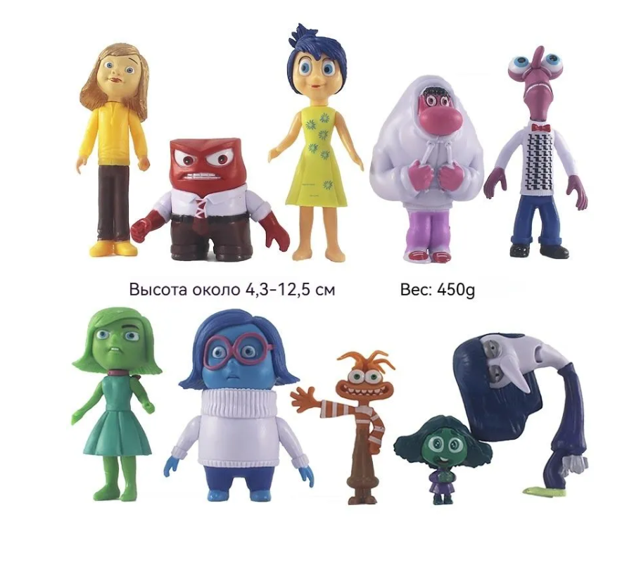 (Головоломка ) Набор фигурок из 10 шт Inside Out