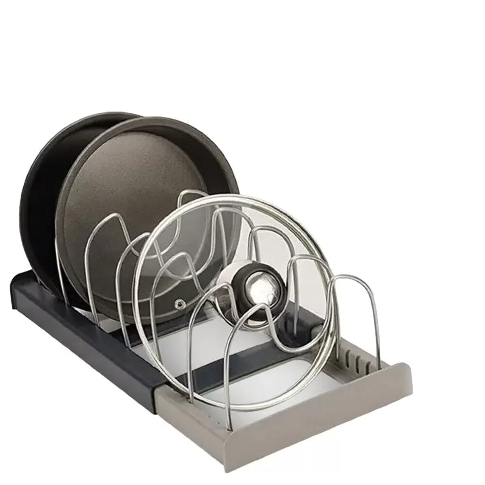 Подставка держатель для крышек, кастрюль и сковородок на кухню, для посуды в шкаф. Органай