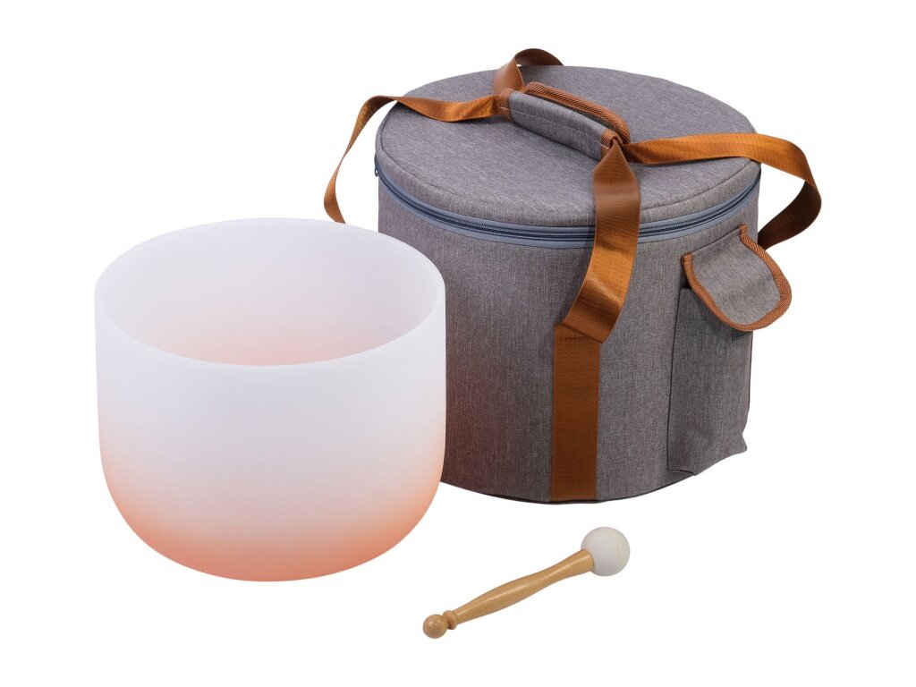 CFCS-11 Поющая чаша 11", хрусталь, оранжевая, в чехле, Arborea