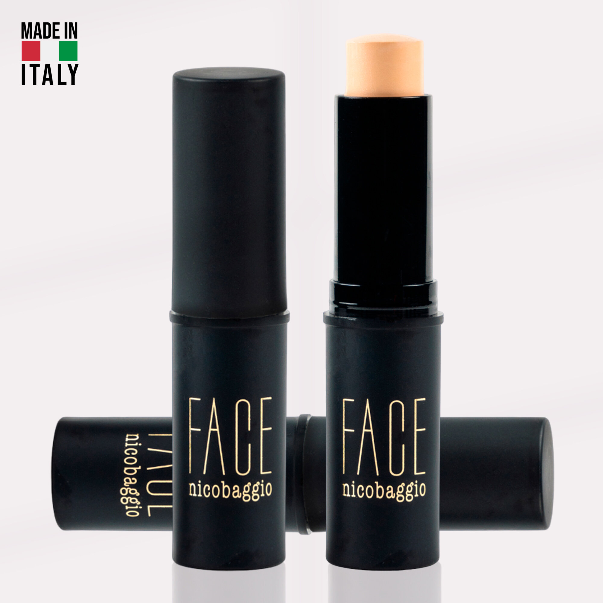 Тональный крем-стик FACE nicobaggio professional make-up SILKY FOUNDATION консилер корректор