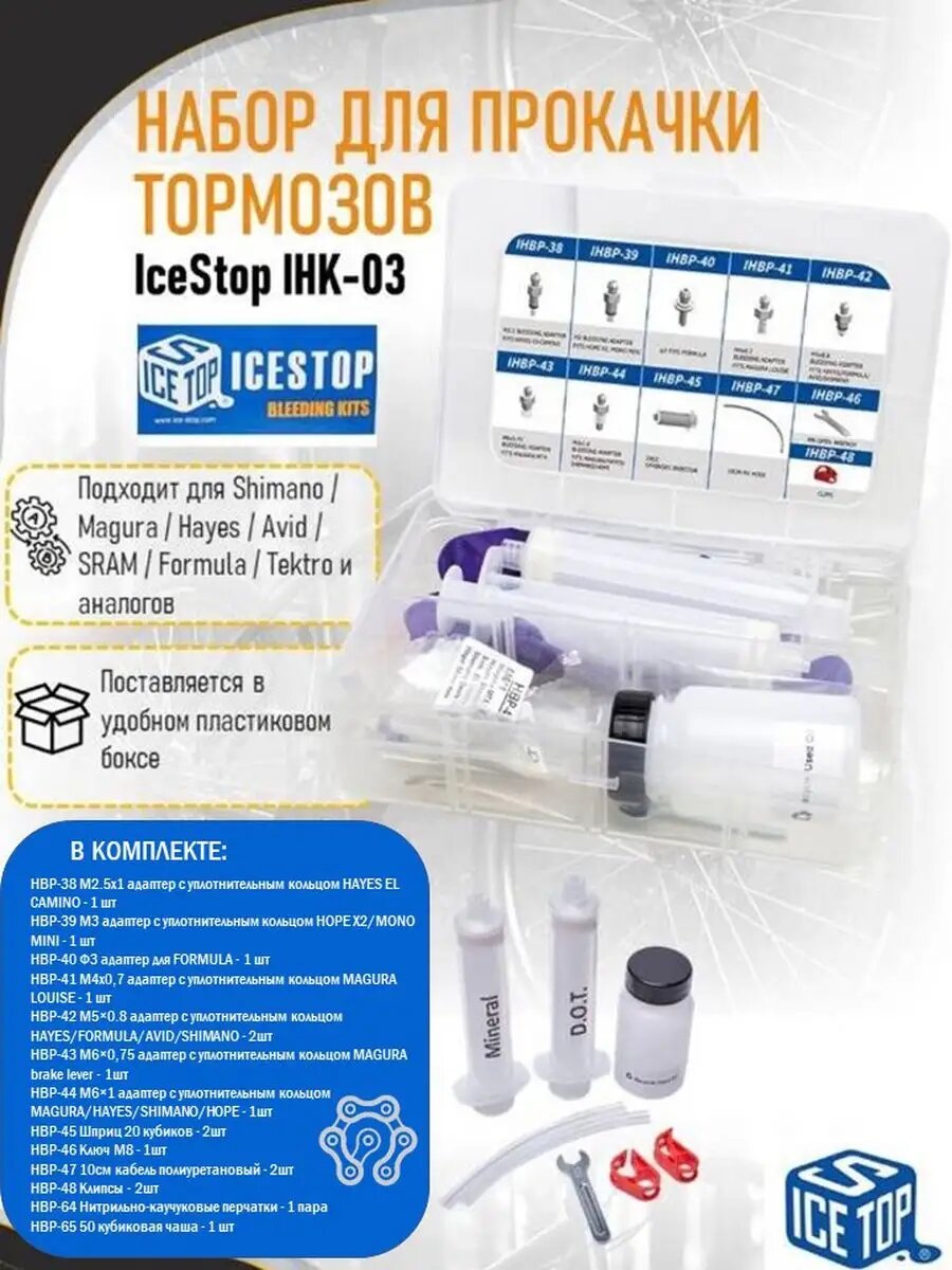 Набор прокачки тормозов