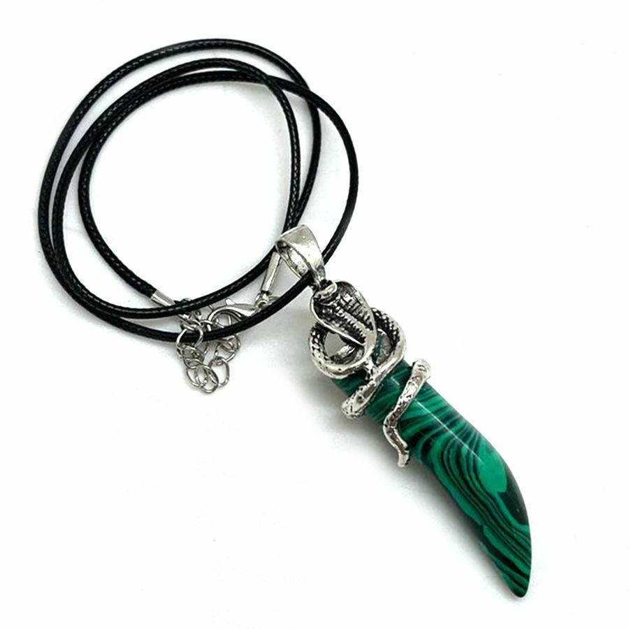 Подвеска, малахит синтетический