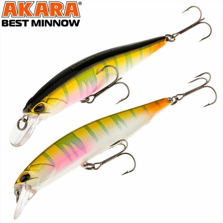 Воблер Akara Best Minnow 110SP 17гр. (3/5 oz 4,3 in) A210