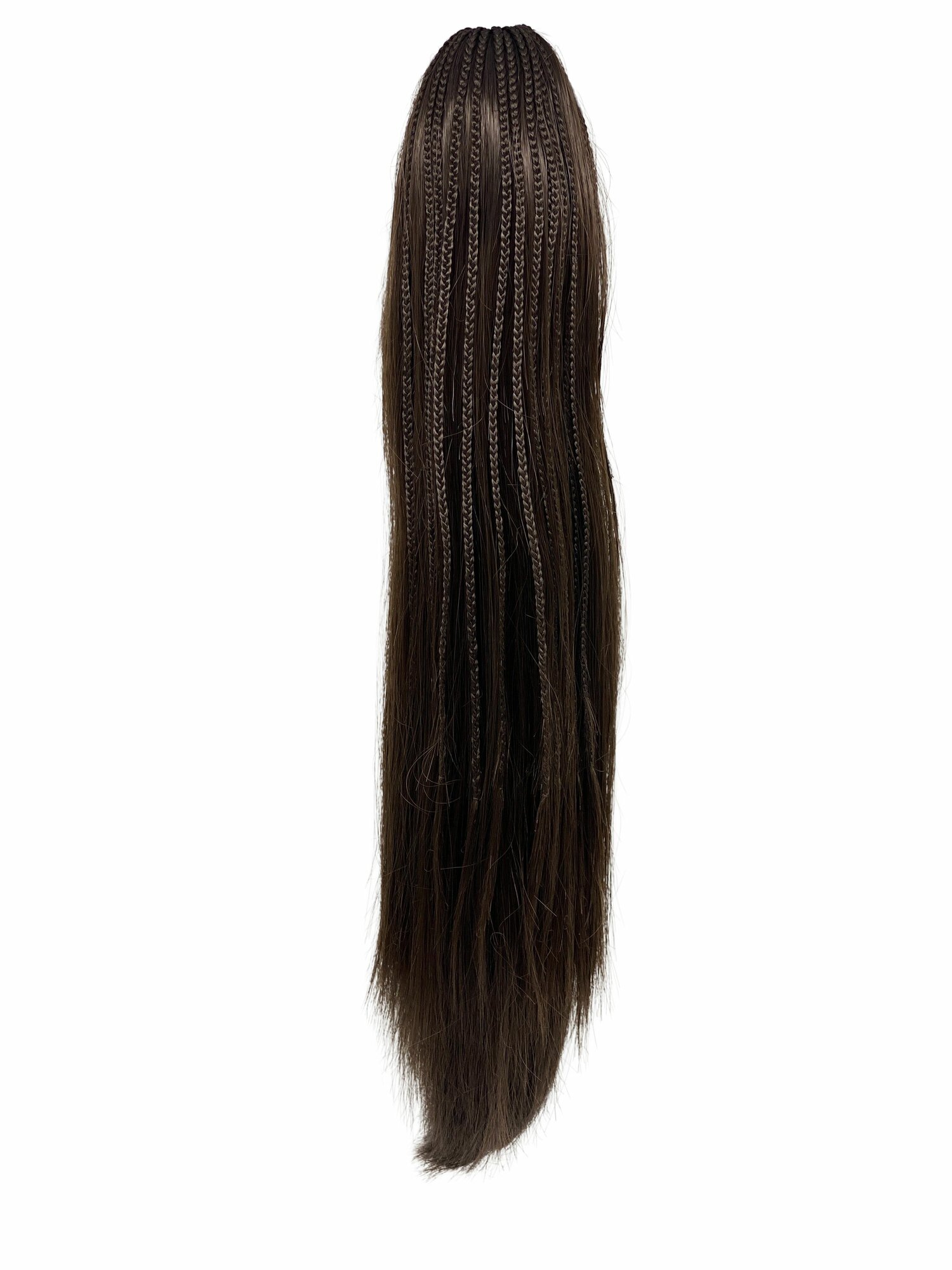 VIP-PARIK Шиньон на крабе с косичками 1821 длина 45 см.