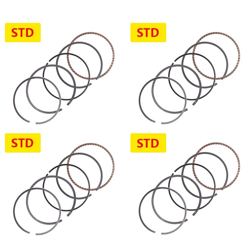 Части цилиндра двигателя мотоцикла поршневые кольца для Suzuki GSF250 Bandits 250 72A 73A 4 Set STD