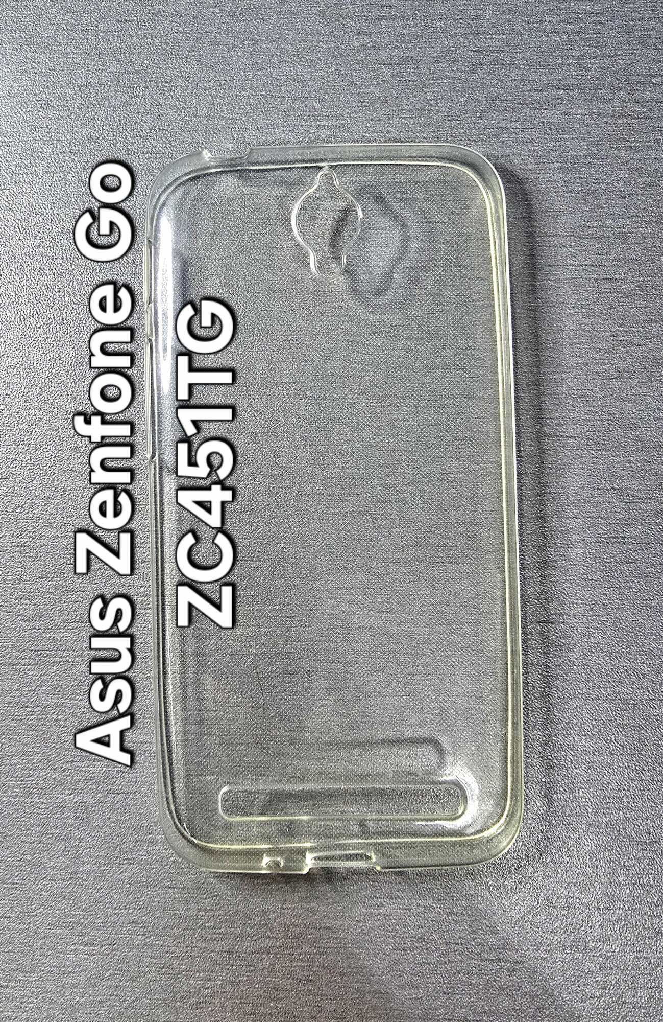 Чехол-накладка Asus ZenFone Go ZC451TG, силиконовый, прозрачный
