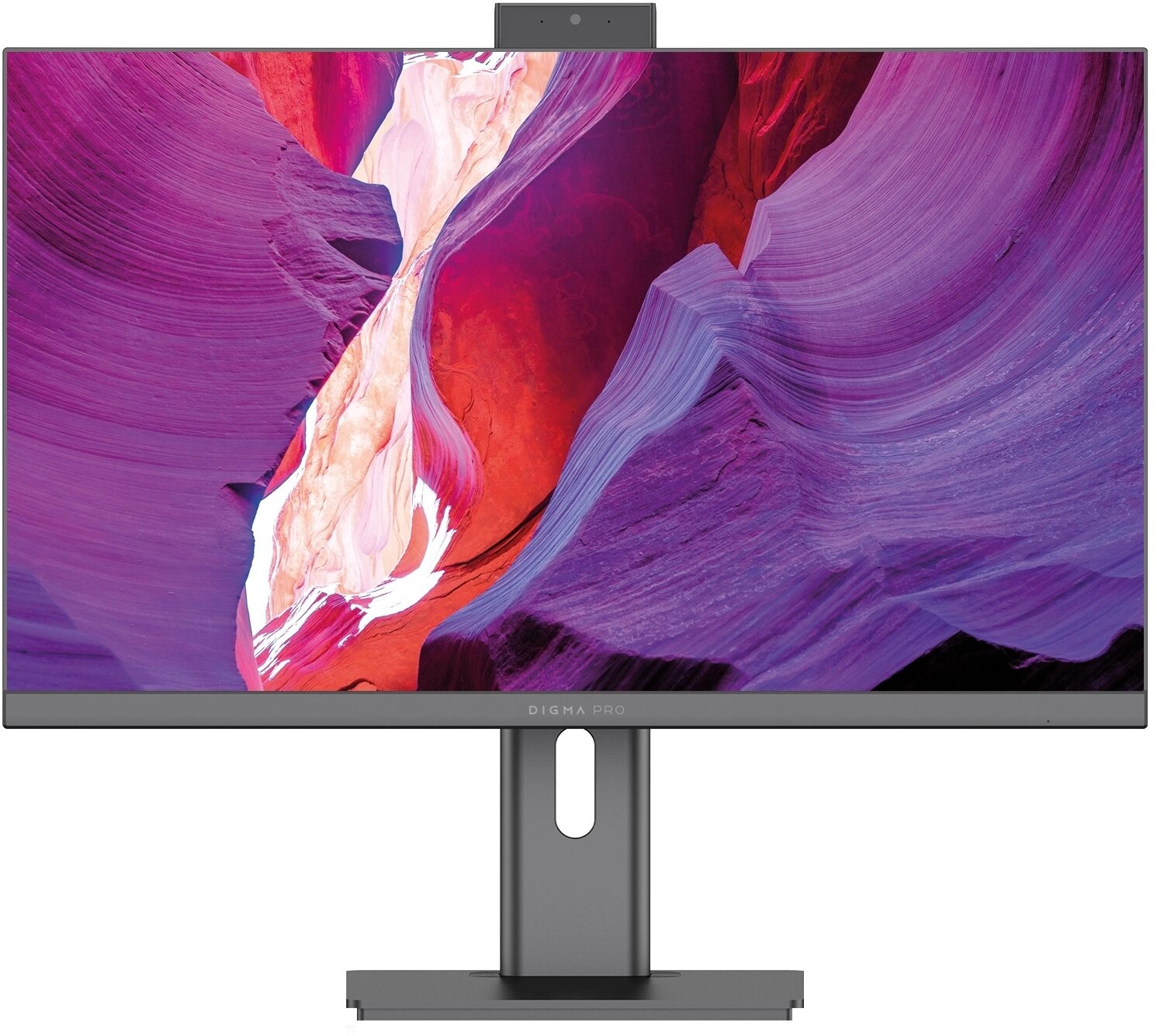 Моноблок Digma Pro Unity 23.8" Full HD i5 12400 (2.5) 16Gb SSD512Gb UHDG 730 CR Windows 11 Pro GbitEth WiFi BT 90W клавиатура мышь Cam серый/черный 1920x1080