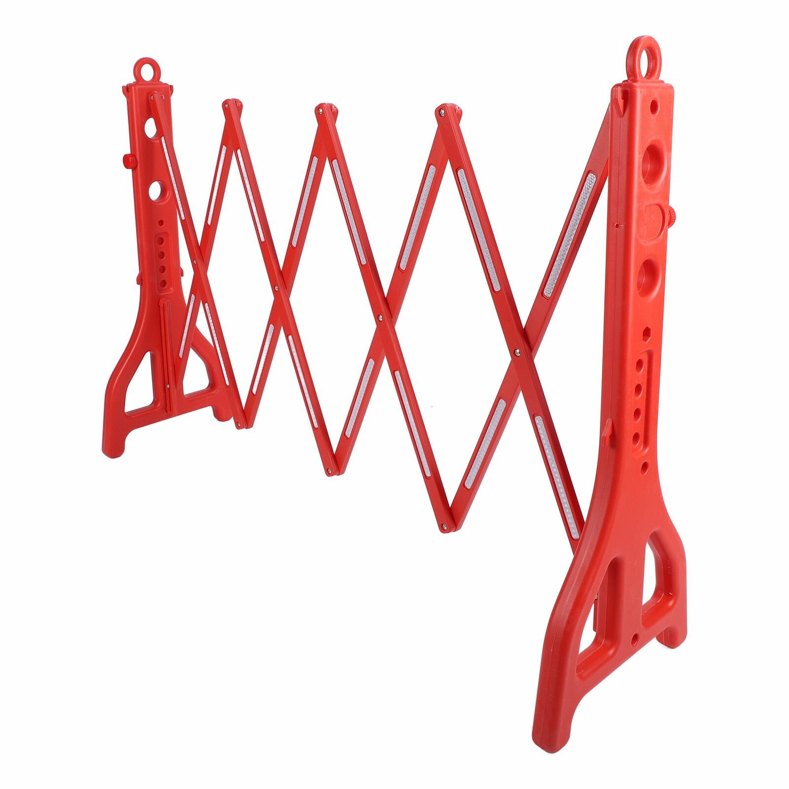 Расширяемый забор Vikequ, красный, 1x, 2x края доски, 4x винта, 4 гайки 250*37*96cm