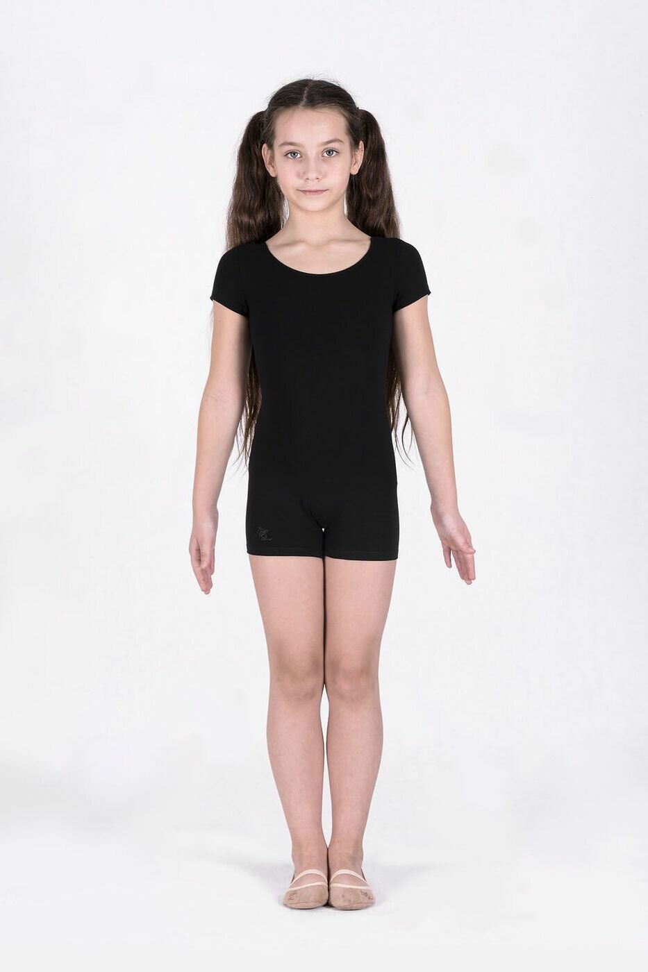 Шорты для гимнастики и танцев низ шорты, верх короткий рукав