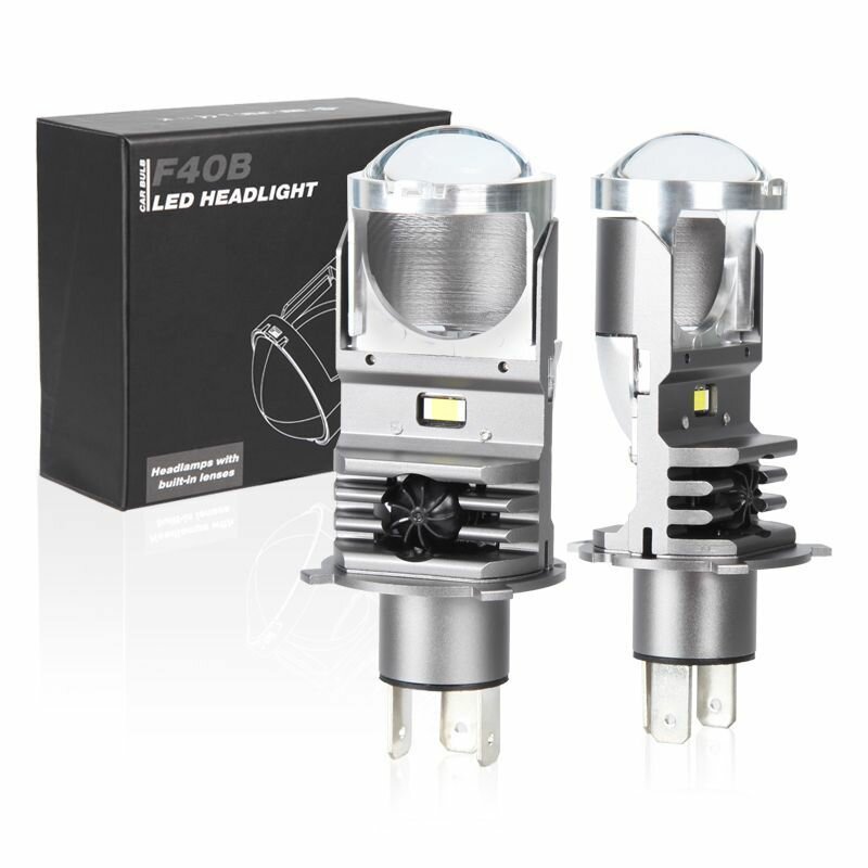 F40 B светодиодные лампы h4 DAWNKNIGHT 6000K/ 7035 7040 LED chip/Left hand driveLHD)/Plug and play 12v 2pcs