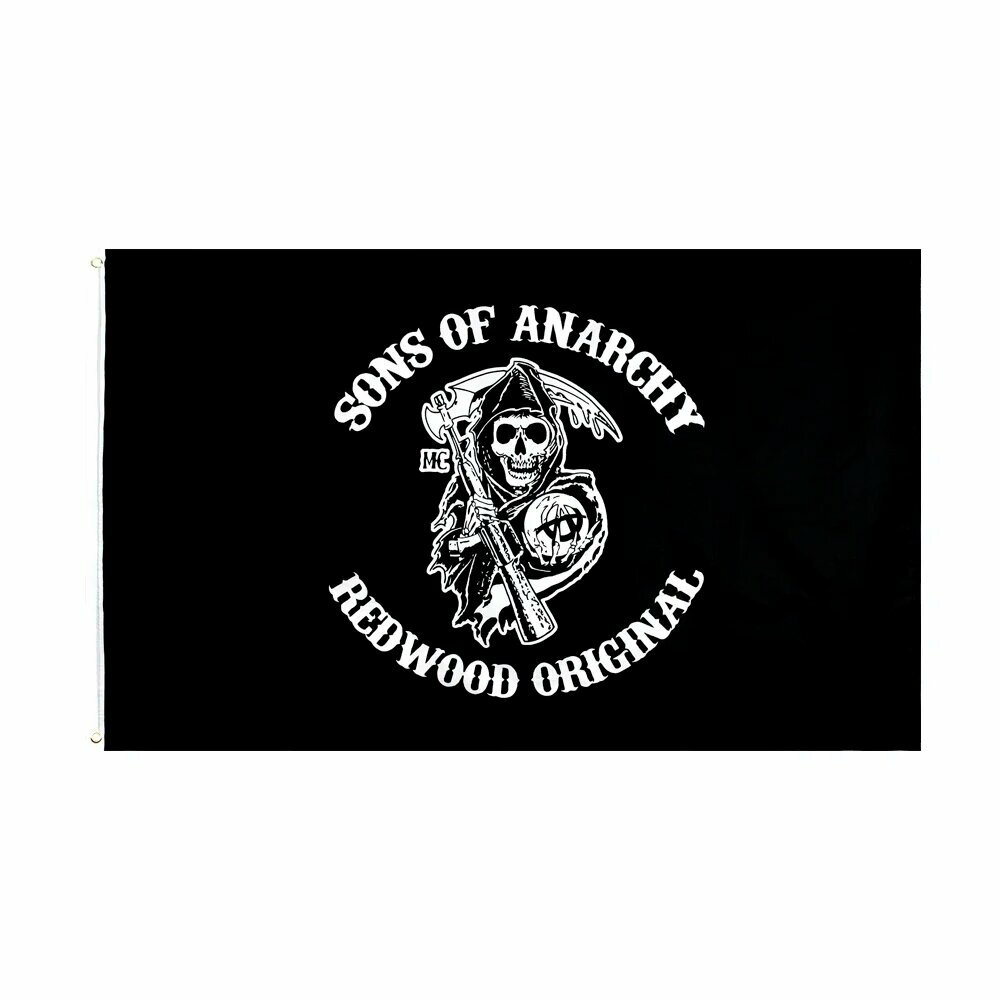 Флаг Калифорния Sons of Anarchy, 90x150 см