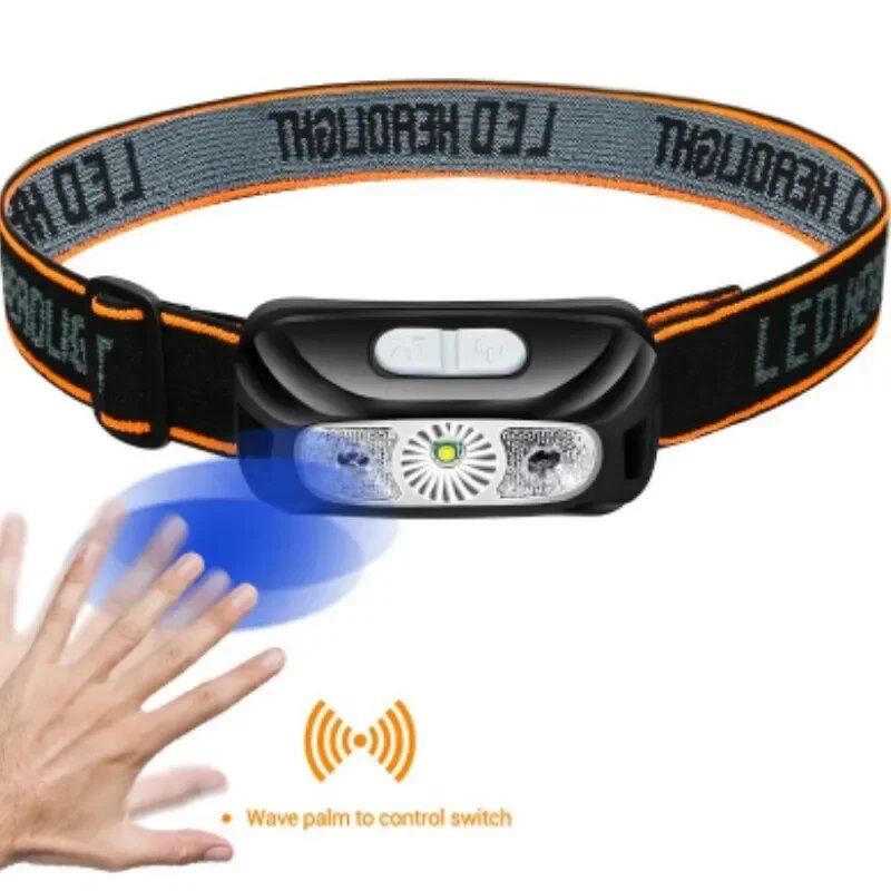 Аккумуляторный налобный фонарь THEBSE Wave Induction 500 люмен Sensor A