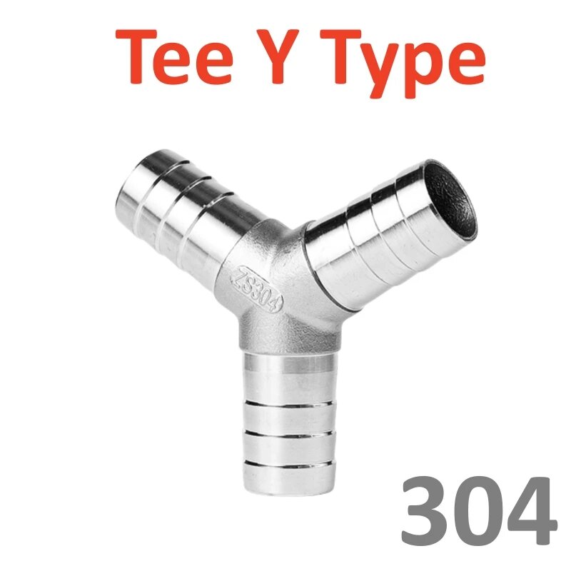 Фитинги для труб из нержавеющей стали 304 8mm, Y 3 WAY