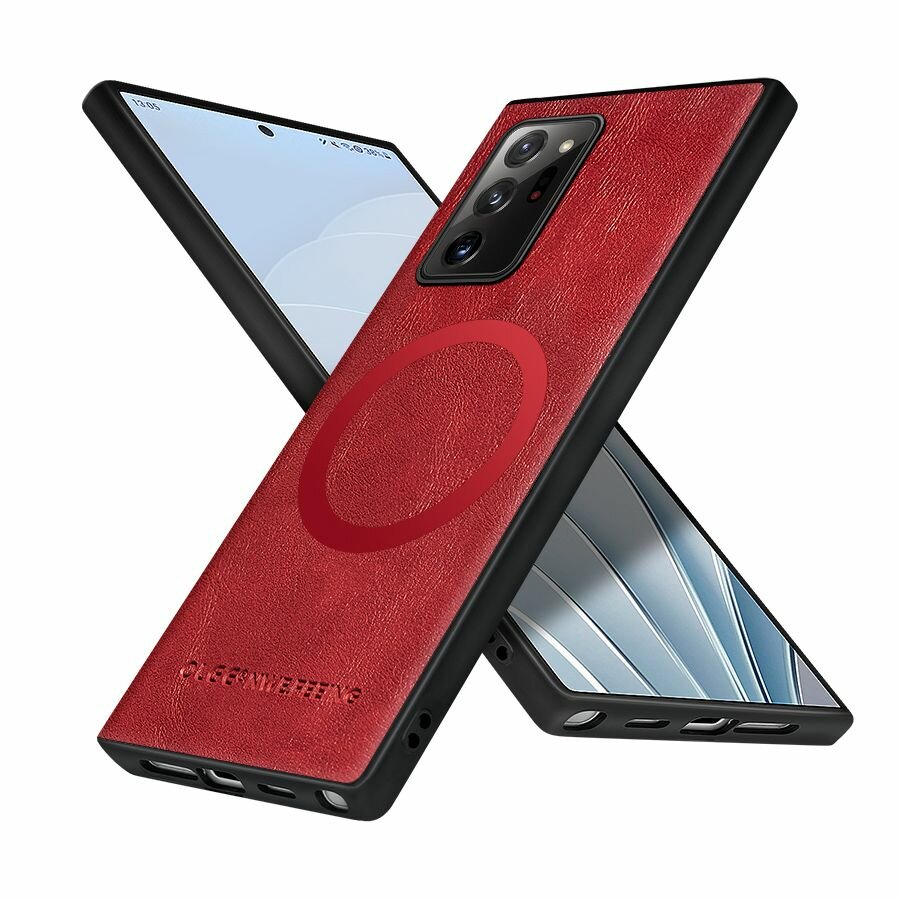 Кожаный чехол для телефона Samsung Galaxy Note 20 Ultra 5G(Самсунг Галакси Нот 20 ультра 5G), модный, легкий, устойчивый к падениям, прочный, простой