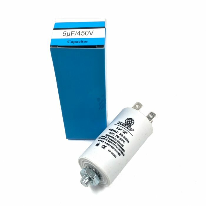 Пусковой конденсатор для стиральной машины 5 мкф, 450 V 00230020