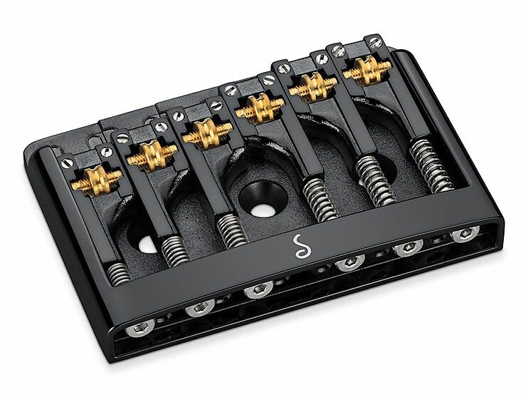 3D-6 Бридж (струнодержатель), черный, Schaller 12120401