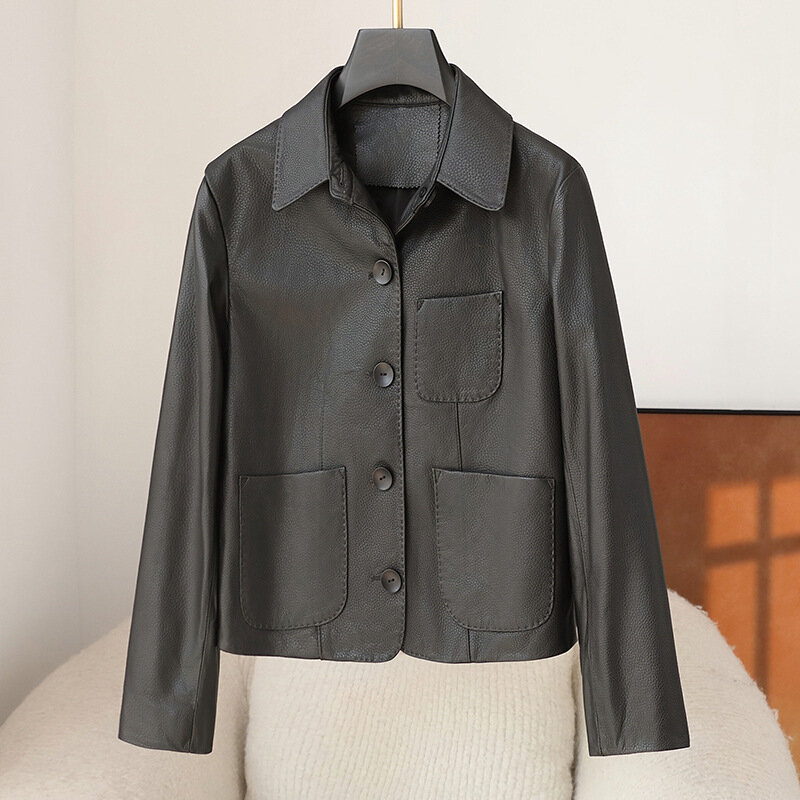 Куртка кожаная