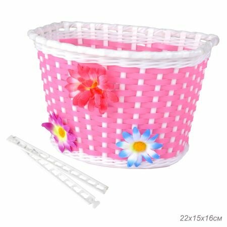 Корзина для детского велосипеда плетеная