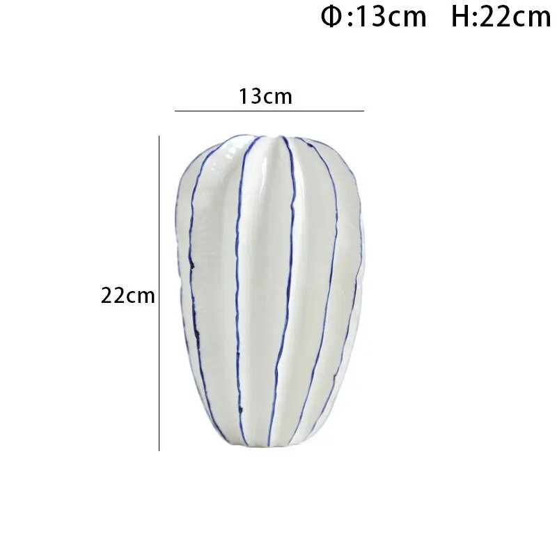 Керамическая ваза EINSOG карамбола, A