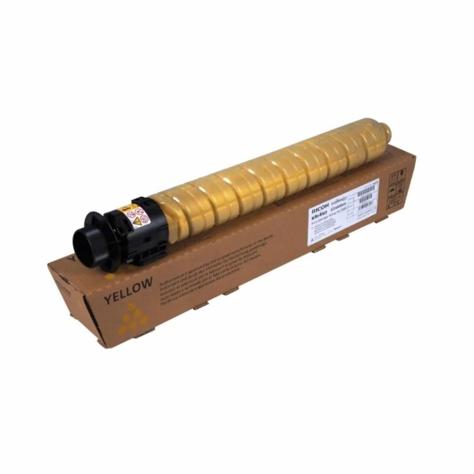 Тонер-картридж Ricoh M C2000L, желтый, стандартный, ресурс 2,5к страниц (842459)