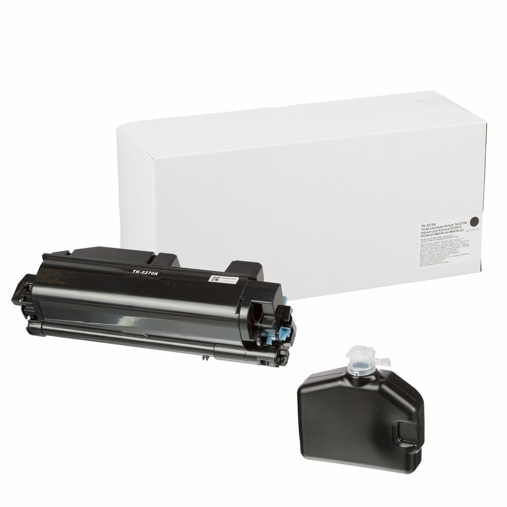 Тонер-картридж Retech черный, для Kyocera P6230/6630 (TK-5270K)